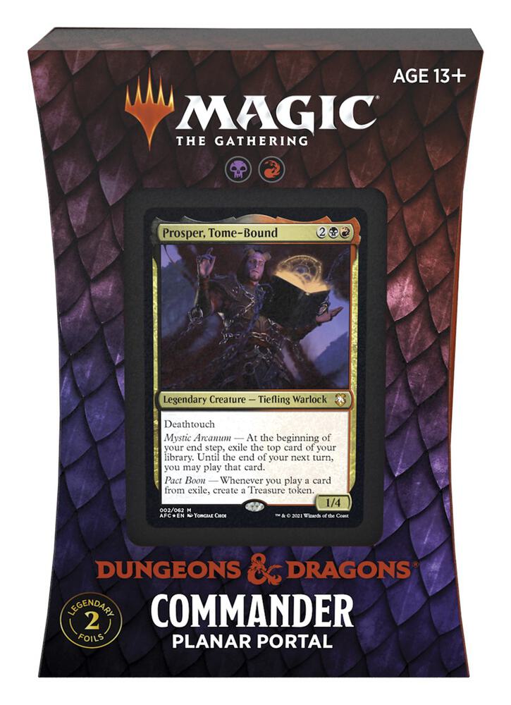 Adventures in the Forgotten Realms - Planar Portal Commander Deck - Co ...