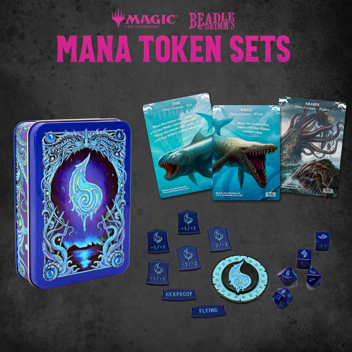 Blue Mana Token Set (MTG) – Battlegrounds TCG